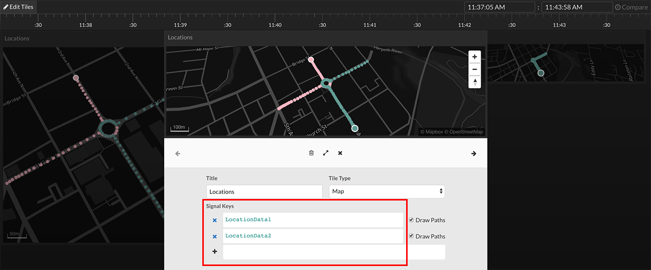 Data View Type - Map – Initial State